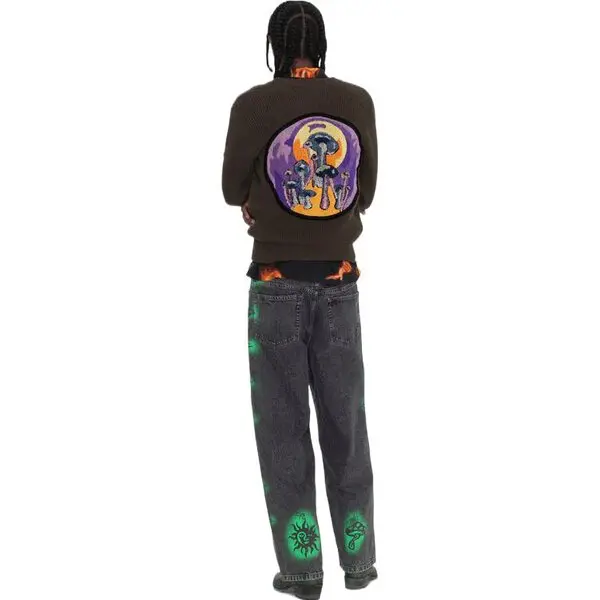 StÜssy X Dries Van Noten Patch Knit Sweater
