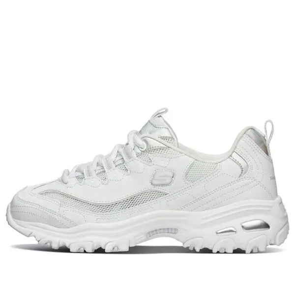 Sketchers D'lites 1.0 Gs Athletic Sneakers - White