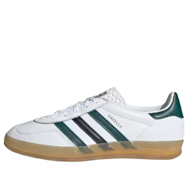 Adidas Gazelle Indoor Sneakers - Cloud White/collegiate Green/core Black