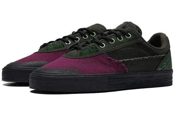 LI-NING Wave Low 50/50 X Marvel "hulk" Sneakers - Green/purple