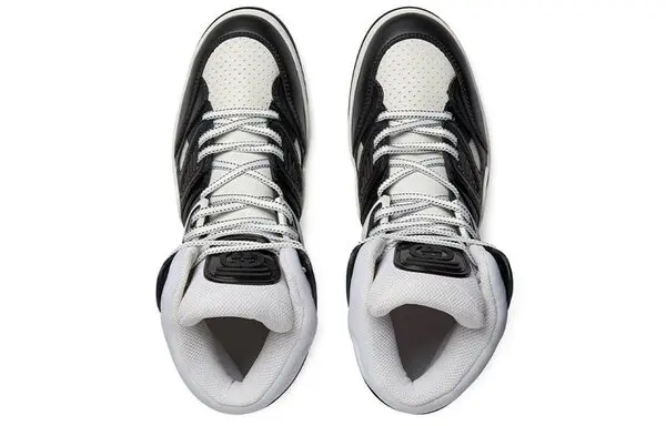 Gucci Basket High Top Sneakers - Black/white