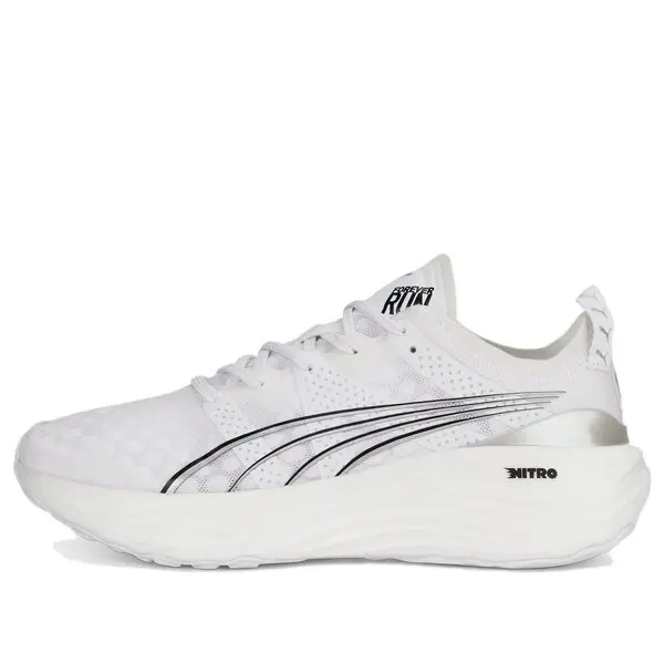 PUMA Foreverrun Nitro Athletic Sneakers - White/black