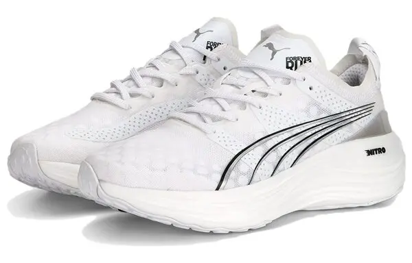 PUMA Foreverrun Nitro Athletic Sneakers - White/black