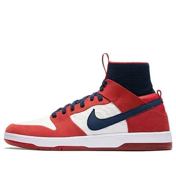 Nike Dunk High Elite Sneakers - Red/white