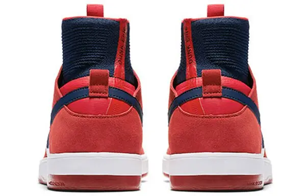 Nike Dunk High Elite Sneakers - Red/white