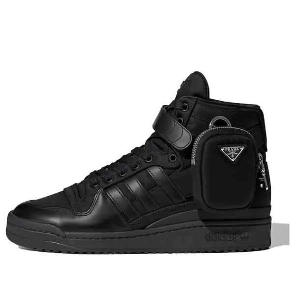Adidas Prada X Forum High 'core Sneakers - Black