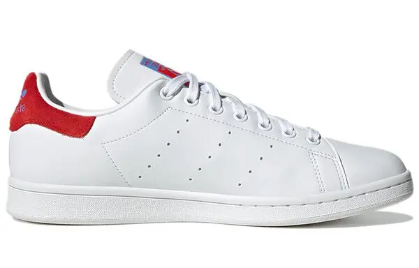 Adidas Stan Smith Sneakers - White/red