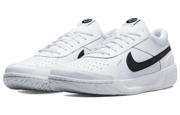 Nike Zoom Court Lite 3 Tennis Sneakers - White/black