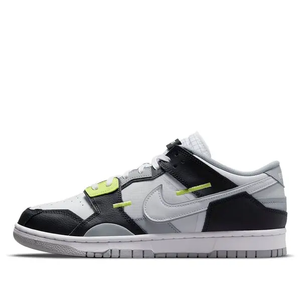 Nike Dunk Scrap 'wolf Grey Light Lemon Twist - Black/gray