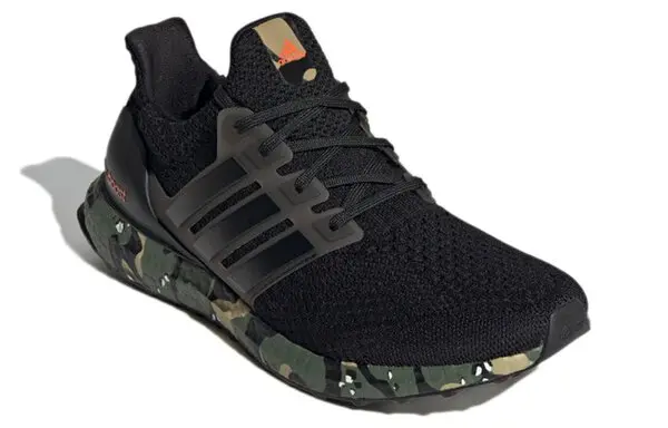 Adidas Ultraboost 5.0 Dna "black Camouflage" Sneakers - Black/green