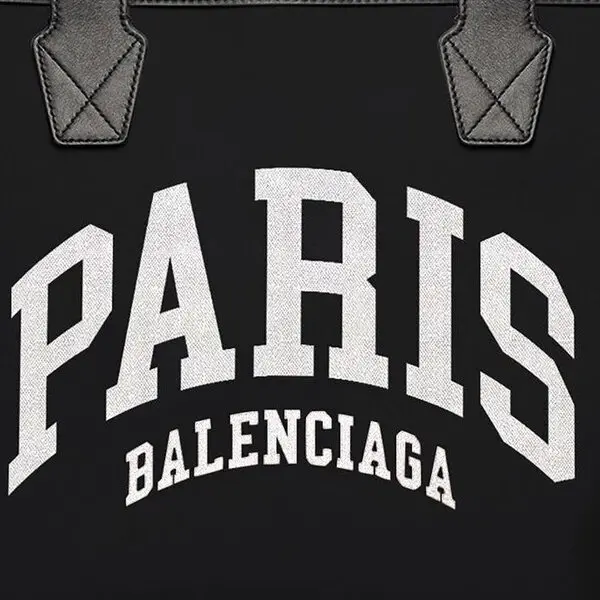 Balenciaga Cities Paris Jumbo Tote Bag - Black