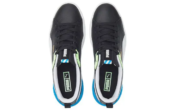 PUMA Suede Bloc Sneakers - Black/white/blue
