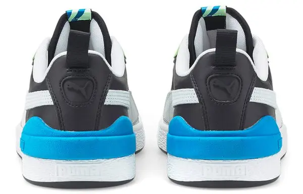 PUMA Suede Bloc Sneakers - Black/white/blue