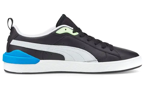 PUMA Suede Bloc Sneakers - Black/white/blue