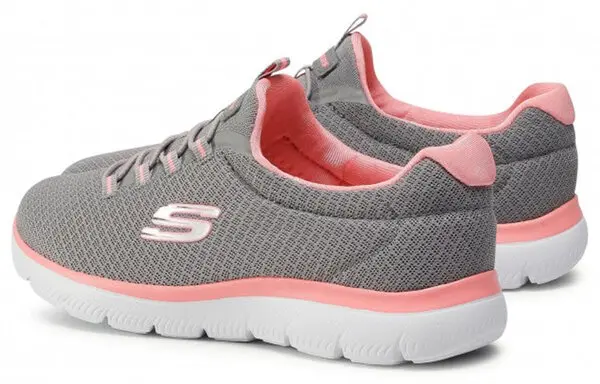 Sketchers Summits Athletic Sneakers - Grey/pink
