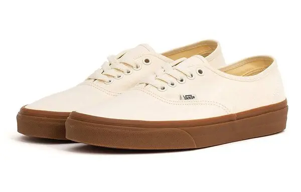 VANS Authentic Gum Sole Sneakers - Whitebrown