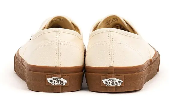 VANS Authentic Gum Sole Sneakers - Whitebrown