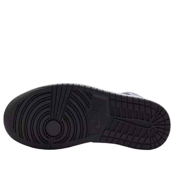 JORDAN 1 Mid Sneakers - White/black/grape Ice