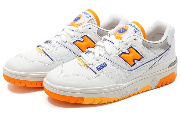 NEW BALANCE 550 "lakers Pack Vibrant Orange" Sneakers - White/yellow/gray