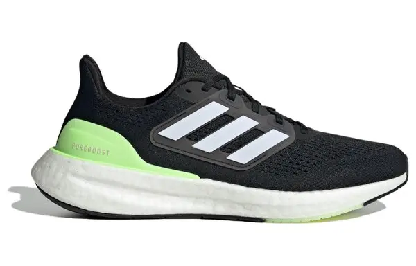 Adidas Pureboost 23 Wide - Core Black/cloud White/green Spark