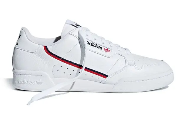 Adidas Continental 80 Lace-up Sneakers - White