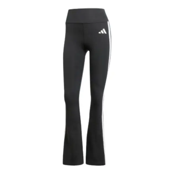 Adidas Optime Essentials 3-stripes Flared Leggings - Black/white