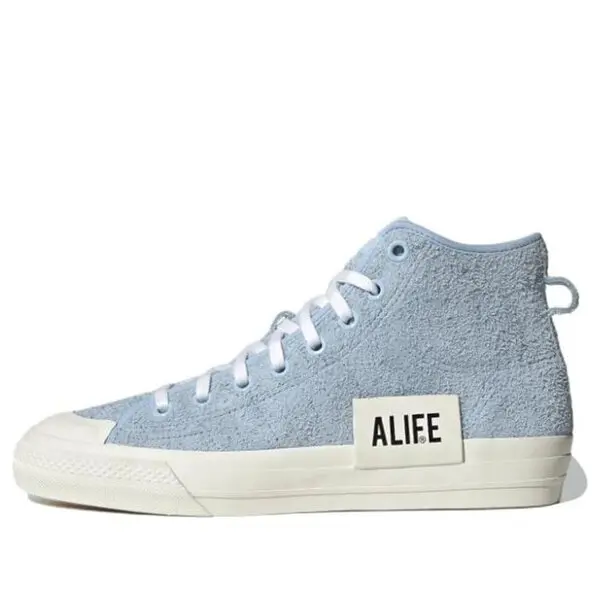 Adidas Alife X Nizza High Top Sneakers - Blue/white