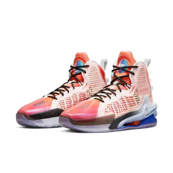 Nike Zoom G.t. Jump Ep High Top Sneakers - Red/white/blue