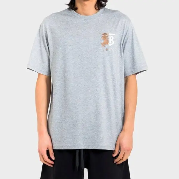 Burberry Puzzle Embroidery Logo Short Sleeve