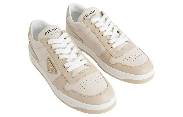 Prada Downtown Leather Sneakers