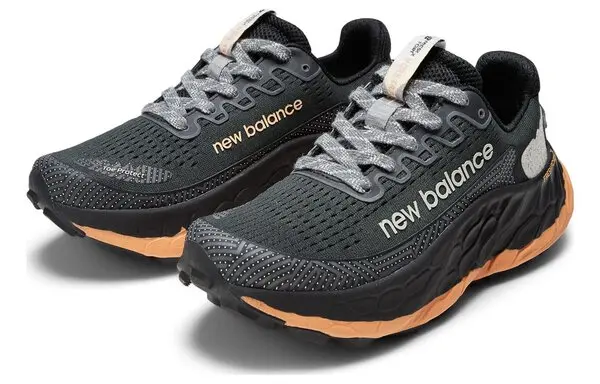 NEW BALANCE Fresh Foam X Trail More V3 D Wide Athletic Sneakers - Black/orange