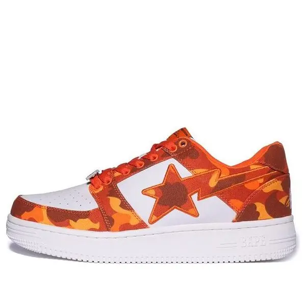A BATHING APE X Heron Preston Sta "white Orange - White/orange