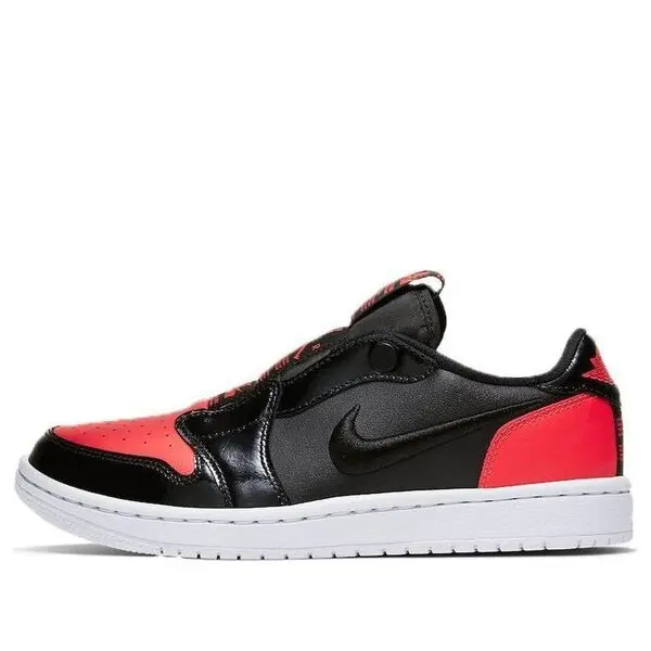JORDAN 1 Low Slip "infra-bred" Sneakers - Bright Crimson/black-white