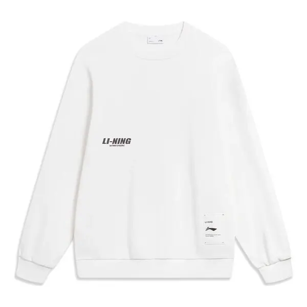 LI-NING Anything Is Possible" Graphic Sweatshirt - White/black