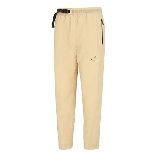 Nike J 23e Woven Pant Solid Color Casual Knit Sports Pants/trousers/joggers Autumn Khaki - Multi-color