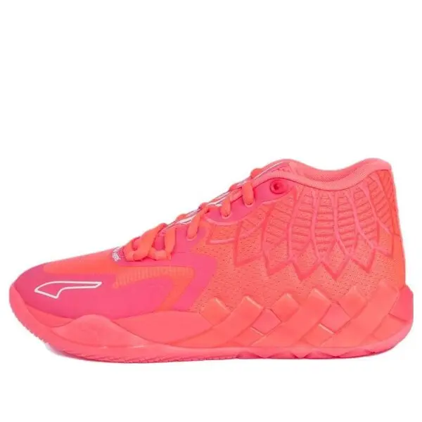 PUMA Mb.01 High Top "breast Cancer Awareness" Sneakers - Orange/red