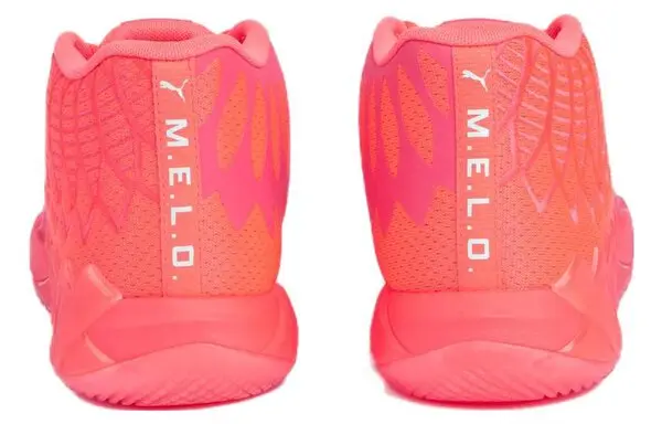 PUMA Mb.01 High Top "breast Cancer Awareness" Sneakers - Orange/red