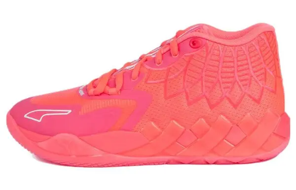 PUMA Mb.01 High Top "breast Cancer Awareness" Sneakers - Orange/red