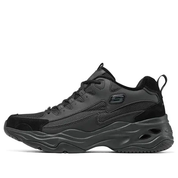 Sketchers Dlites 4.0 Lace-up Sneakers - Black