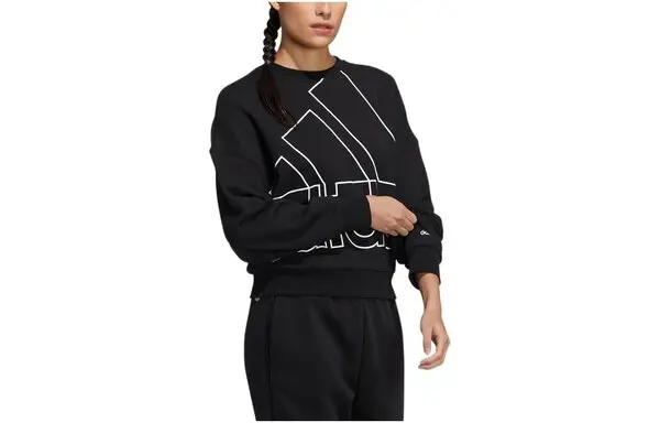 Adidas Big Logo Printing Casual Sweatshirt