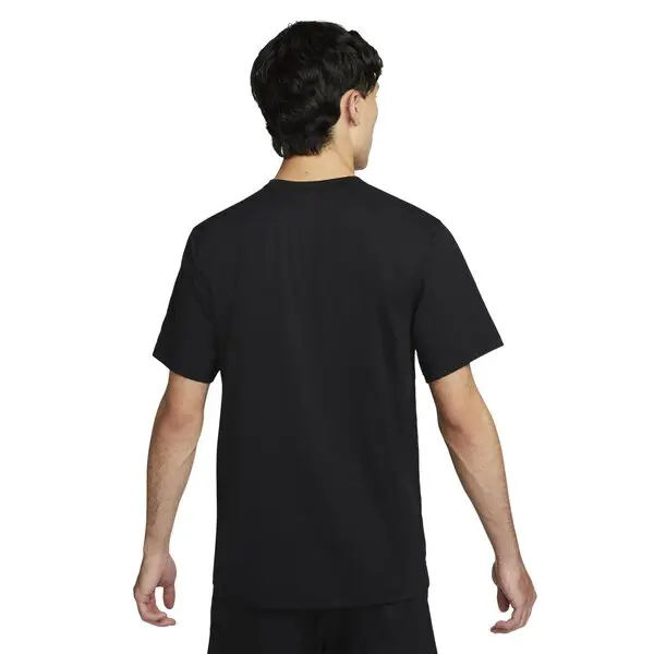 Nike Dri-fit Uv Hyverse Short Sleeve Fitness Top - Black