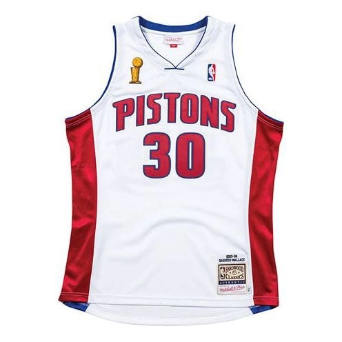 Mitchell & Ness Detroit Pistons 03-04 Ben Wallace Jersey - Default Colorway