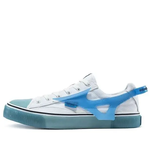 Mizuno Speed Tr Low-top Canvas Sneakers - White/blue