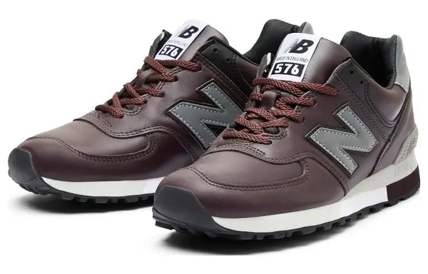 NEW BALANCE 576 Made In Uk 35th Anniversary Sneakers - Brown/grey