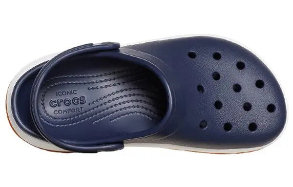 CROCS Crocsband Full Force Thick Sole Sandals - Blue/white