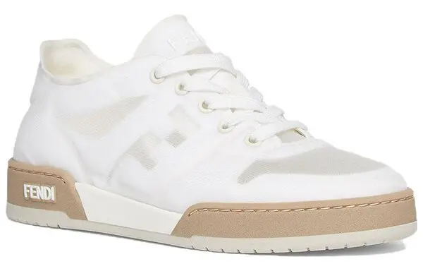Fendi Match Low Top Mesh Sneakers