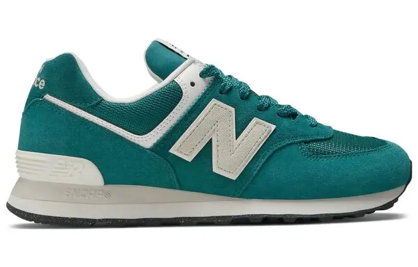 NEW BALANCE 574 Low Top Sneakers - Green/gray