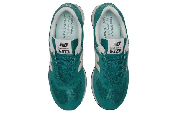 NEW BALANCE 574 Low Top Sneakers - Green/gray