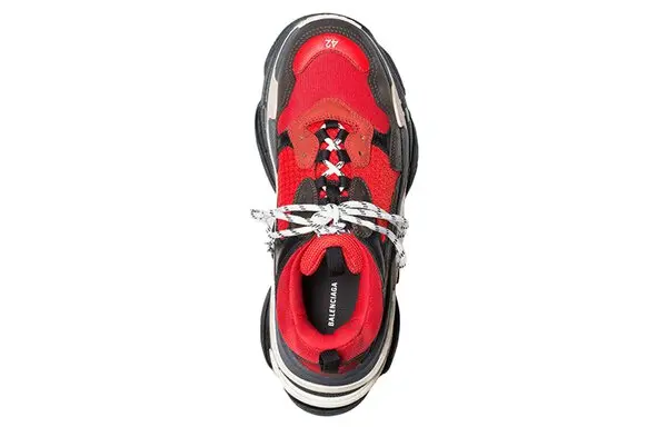 Balenciaga Triple S Sneaker - Red/gray