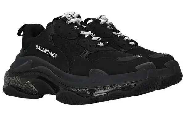 Balenciaga Triple S Sneaker "clear Sole - Black/white